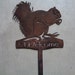 Squirrel Welcome Sign Rustic Metal - Etsy