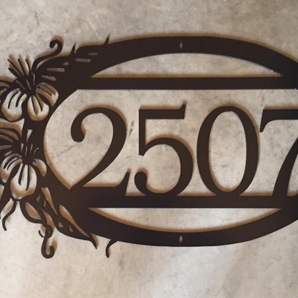 House Number Plaque - Etsy