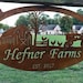 Metal Chicken Farm Sign , Barn,chickens , Tractor Sign With Your Name ...
