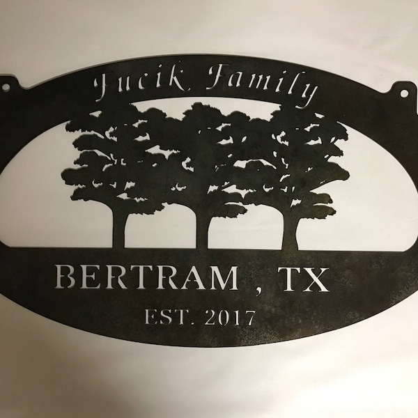Tree Sign - Etsy