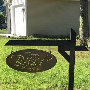 Oval METAL SIGN ,personalized Metal Sign, Personal Door Sign, Perfect ...