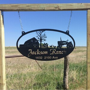 Metal Chicken Farm Sign , Barn,chickens , Tractor Sign With Your Name ...