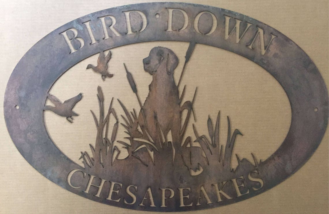 Metal DOG Sign With HUNTING Dog SIGN Customized With Your Name | Etsy