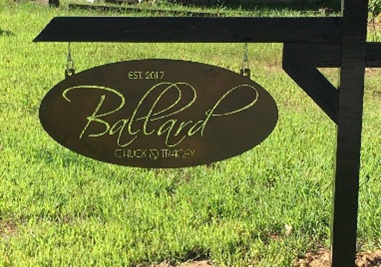 4 Ft Oval SIGN OVAL Metal Sign LARGE Oval Sign - Etsy