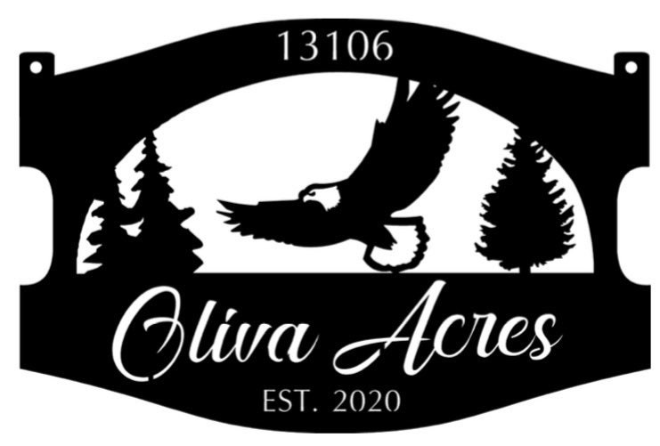 Metal Sign EAGLE EVERGREENS Eagle Evergreen Sign - Etsy