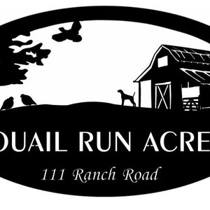 3ft Metal Quail Sign With BARN and QUAIL Scene - Etsy