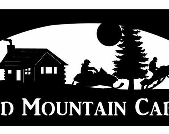 Metal Cabin Lake Sign fisherman Cabin Sign Laser Cut Cabin | Etsy