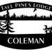 Metal Lake Sign Camping Lake Sign Lake Sign Customized - Etsy