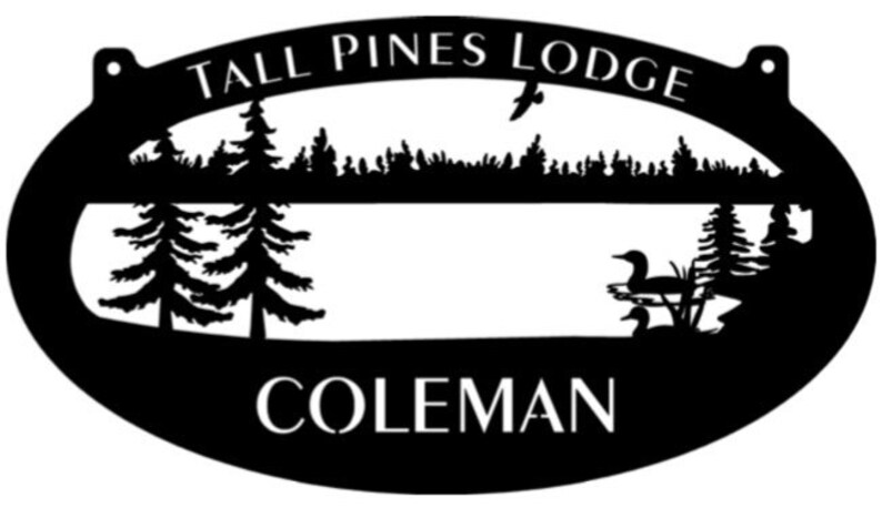 Metal Lake Sign Camping Lake Sign Lake Sign Customized - Etsy
