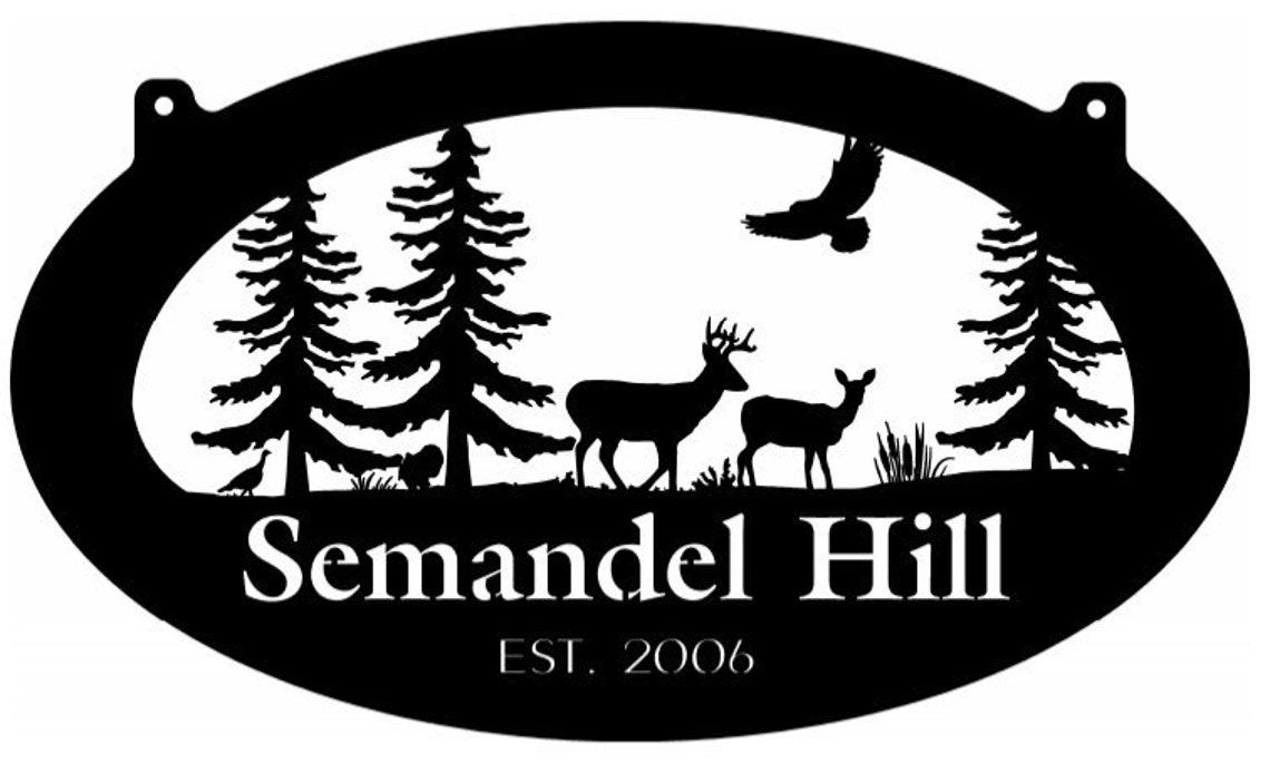 Metal WILDLIFE Sign With DEER TURKEY Sign 4 Ft or 3ft Sign | Etsy