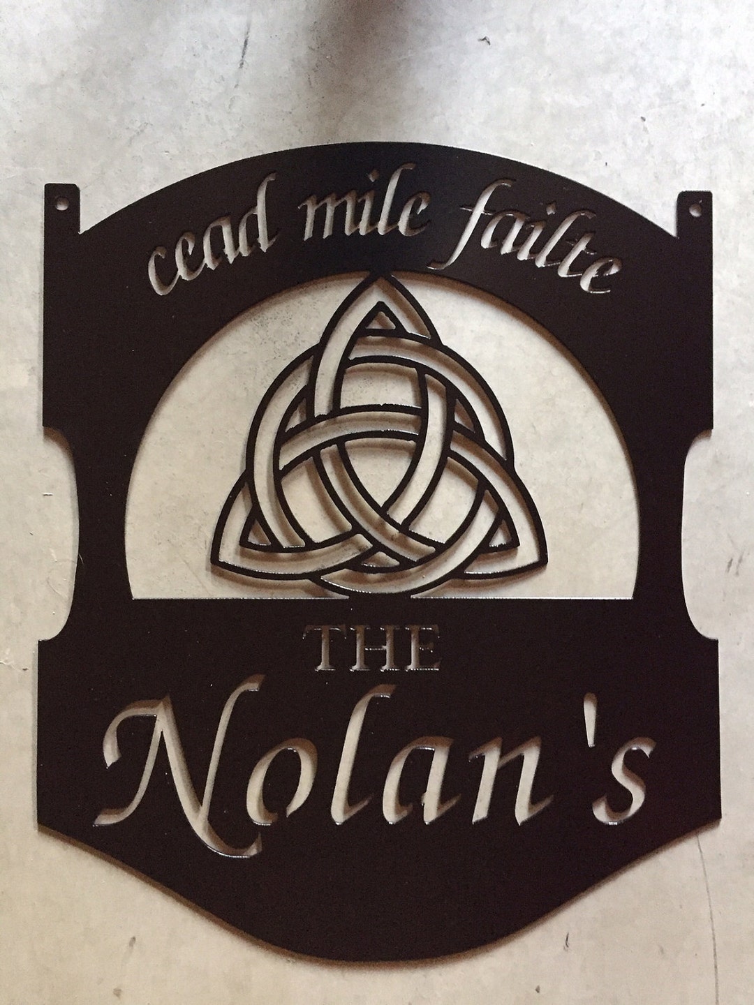 Celtic Knot Sign,metal IRISH Sign, IRISH CELTIC Knot Sign - Etsy