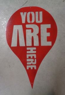 Custom Metal Sign You Are Here - Etsy