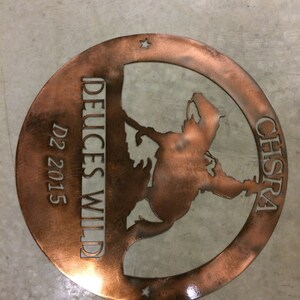 Metal RODEO TEAM ROPING Sign - Etsy