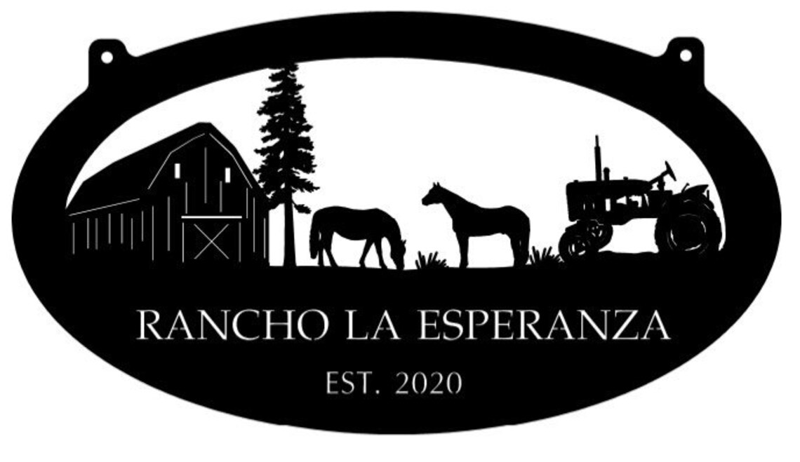 Metal HORSE Sign Horses Barn Sign - Etsy