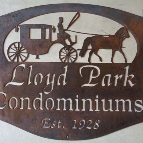 Metal DONKEY Sign With Barn and Donkeys Customized With Your - Etsy