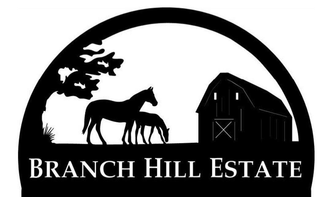 Horse Mailbox Sign, Double Sided Metal Mailbox Sign on Base With Your ...