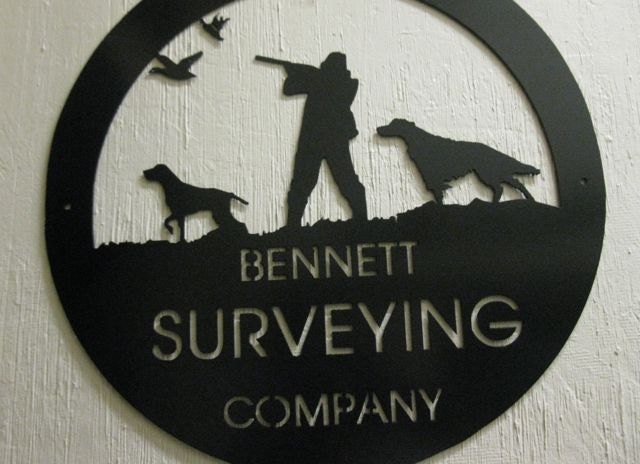 Metal HUNTER Sign With Hunter Dog in Black Powder Coat | Etsy