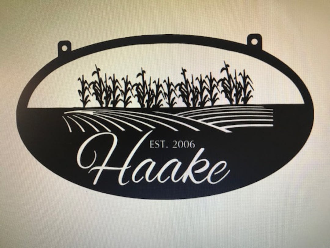 Metal CORNFIELD Sign,cornfield Sign 3ft, Corn Farmer Sign, Corn Farm ...