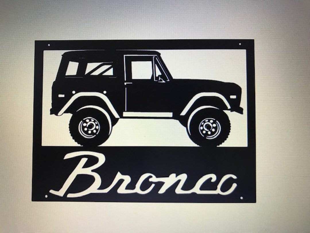 Metal FORD BRONCO Sign - Etsy