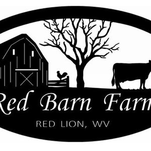 Metal Farm Sign, Cattle Farm Sign,barn Cow Calf Chicken Sign,metal Barn ...