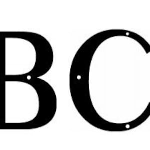 METAL HOUSE NUMBERS 6 Inch or 8 Inch or 10 Inch or 12 Inch - Etsy