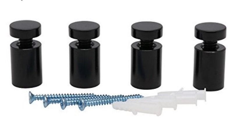 STAND off STUDS for SIGN Mount in Black | Etsy