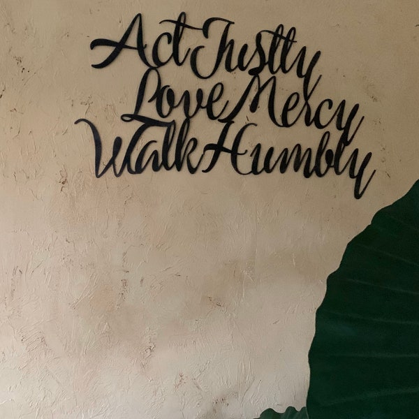 Act Justly - Etsy