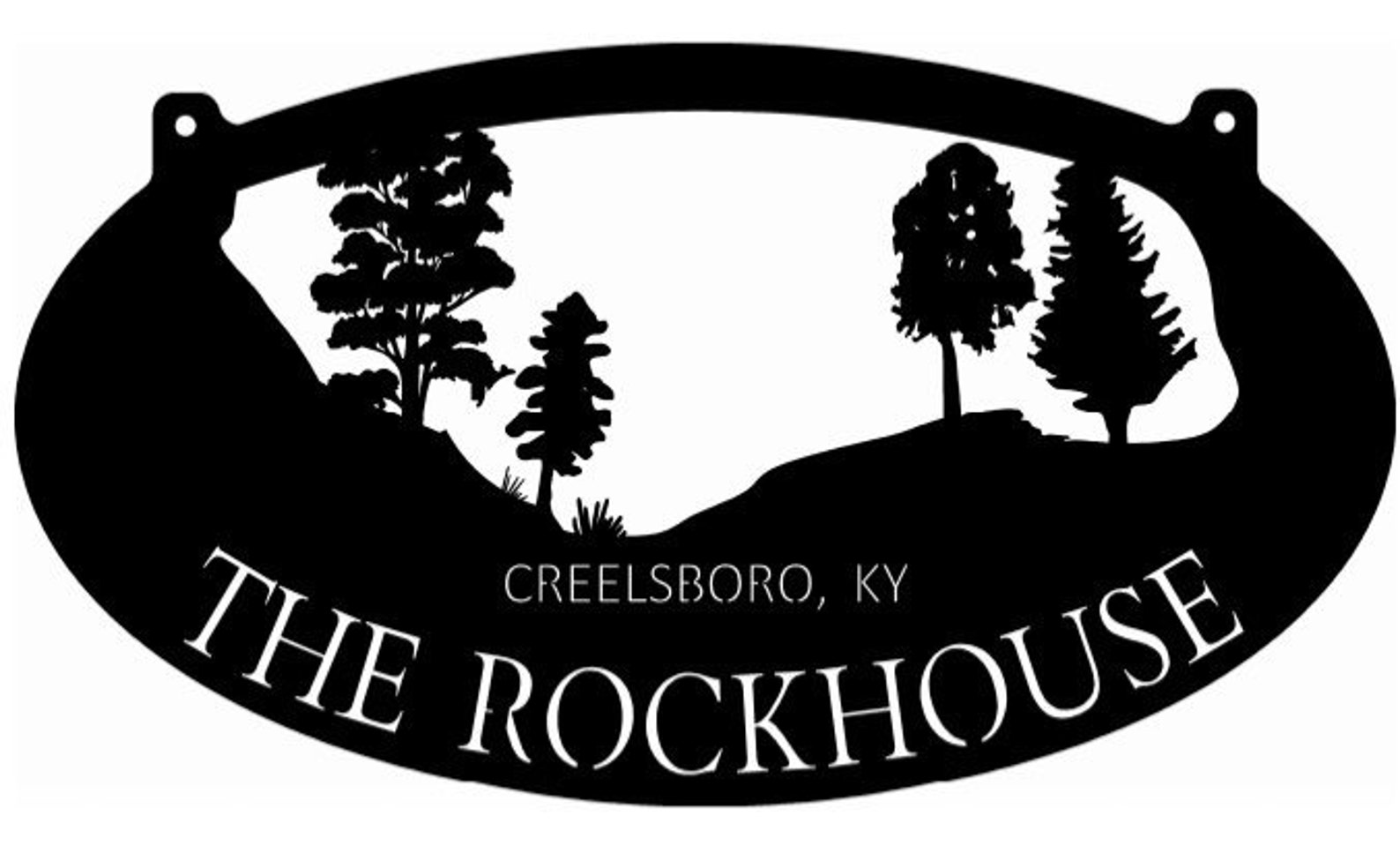 Metal NATURE Sign With Nature Scene Customized With Your Name - Etsy