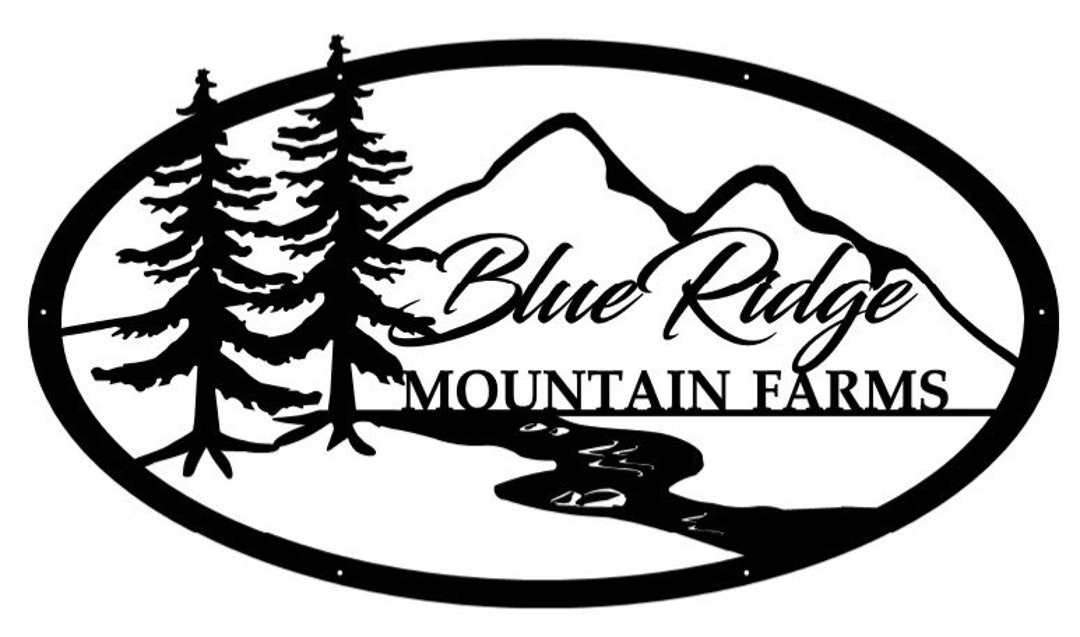 Metal MOUNTAIN CREEK Sign, Cabin Sign, Metal Cabin Sign - Etsy