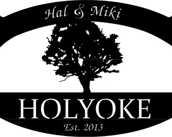 Oak Tree Sign | Etsy