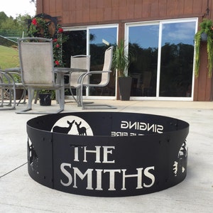 Fire Ring Backyard Campfire, Bolt Together for Easy Transportation - Etsy