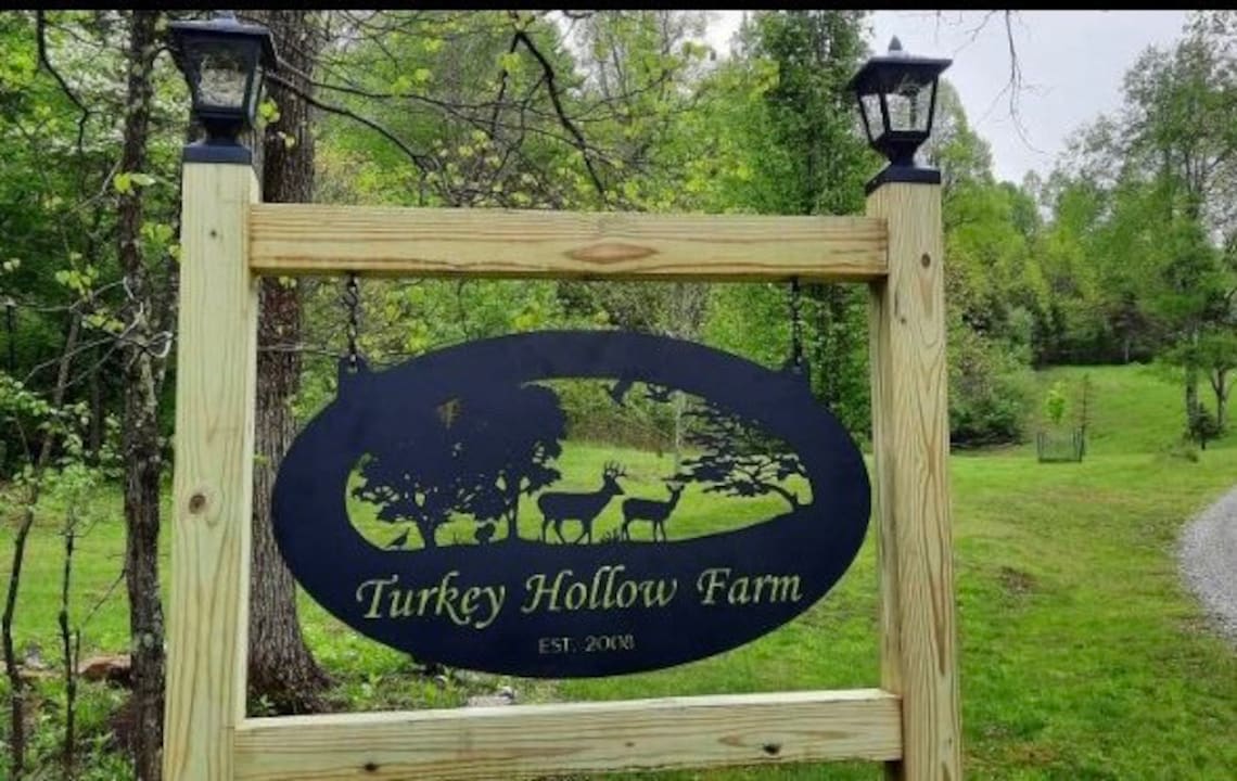 Metal WILDLIFE Sign With DEER TURKEY Sign 4 Ft or 3ft Sign | Etsy