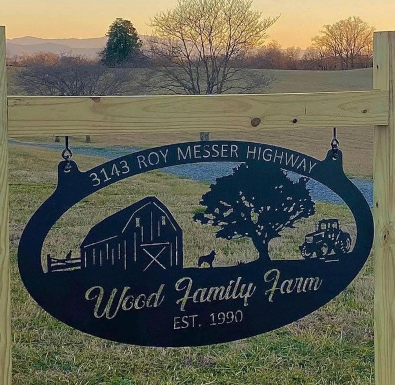 Metal Farm Sign, Farm Sign, Barn Cow Calf Chicken Tractor Sign, Metal ...