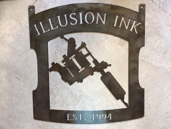 Metal TATOO Sign TATTOO Artist Sign - Etsy