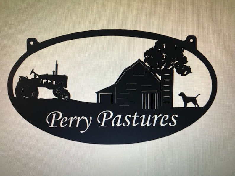 Metal FARM Sign barntractor Silo Sign 4ft Wide - Etsy