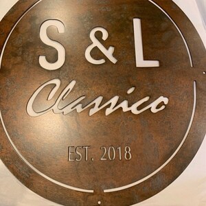 Custom Metal Logo Signs in Custom Sizes - Etsy