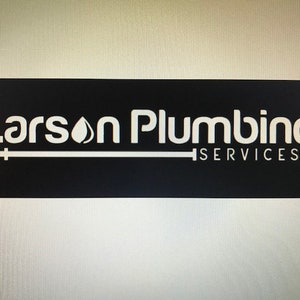 3ft Metal LOGO Sign With YOUR NAME - Etsy