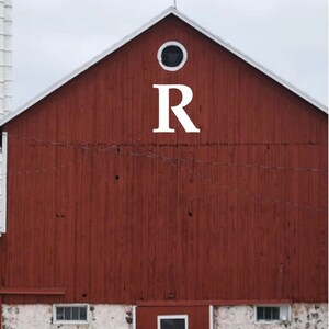 Metal LETTER, HUGE Metal Letter, Barn Letter - Etsy