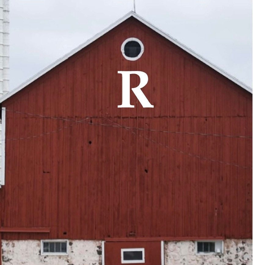 Metal LETTER, HUGE Metal Letter, Barn Letter - Etsy