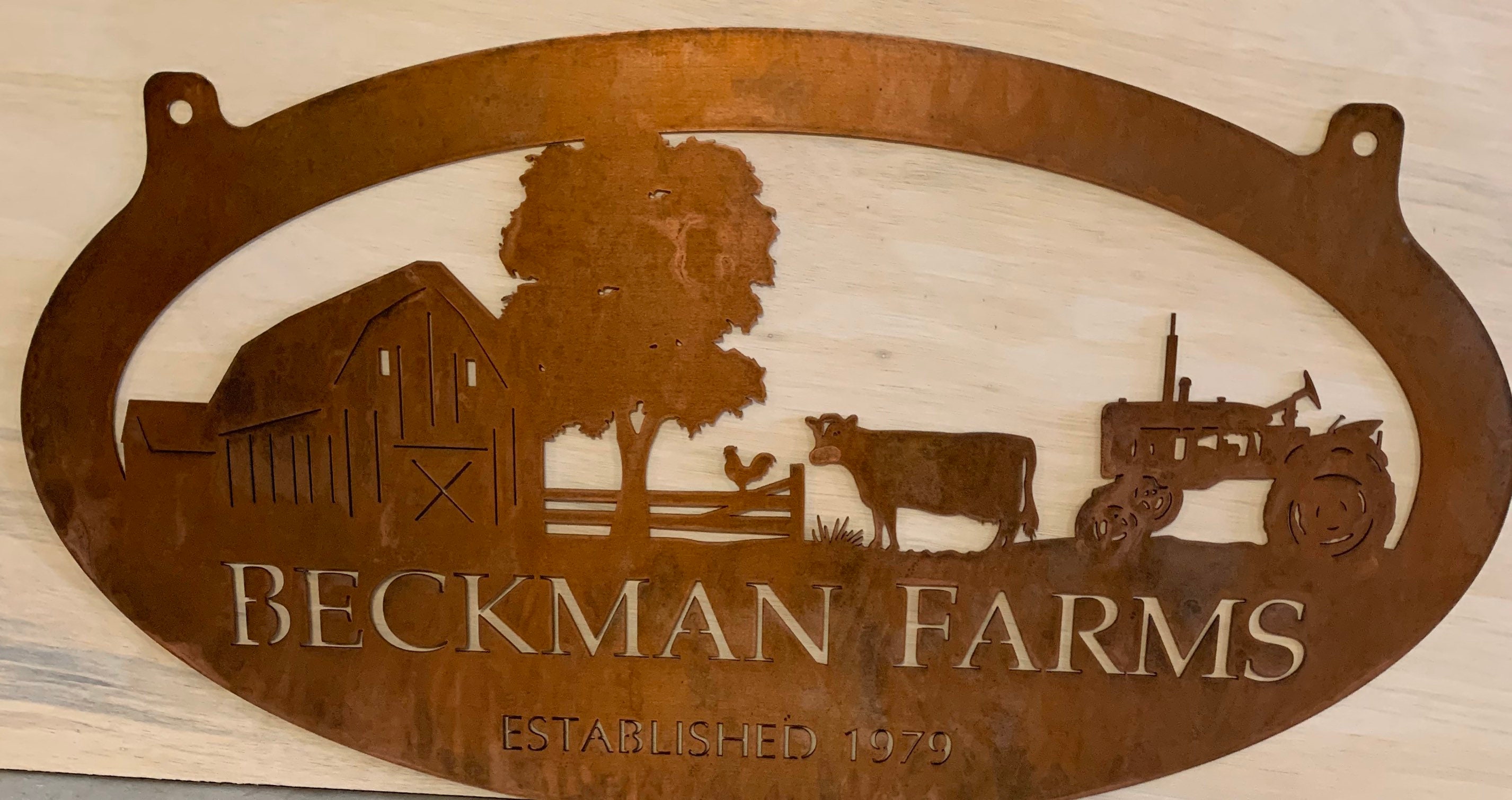 Metal FARM Sign barn Cow Tractor Sign Customized With | Etsy Canada