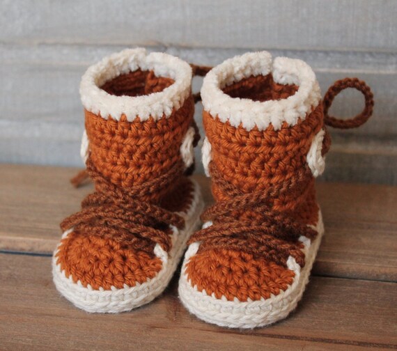 CROCHET PATTERN cute fur snow boots for baby boys and girls | Etsy