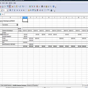 Simple Budget Worksheet, Editable for Your Budget Binder and Organizer ...