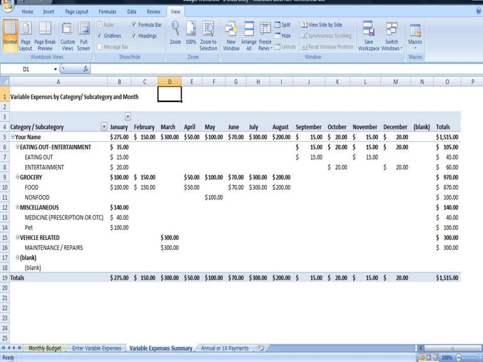 Savings Calculator, Monthly Budget Planner and Organizer for Saving ...