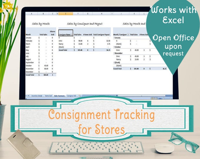 Consignment Tracking for Stores Inventory Tracking, Consignment Sales ...