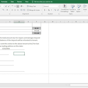Rental Deposit Tracking Form, Landlord Tenant Security Deposit ...