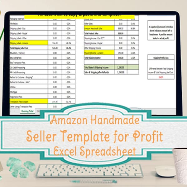 Seller Spreadsheet - Etsy