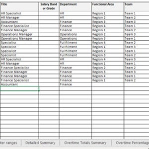 Employee Overtime Audit Report, Overtime Template - Etsy