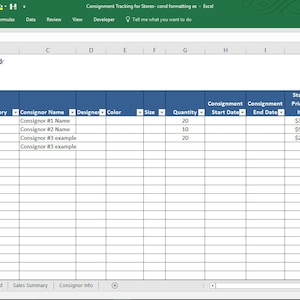 Consignment Tracking for Stores- Inventory Tracking, Consignment Sales ...