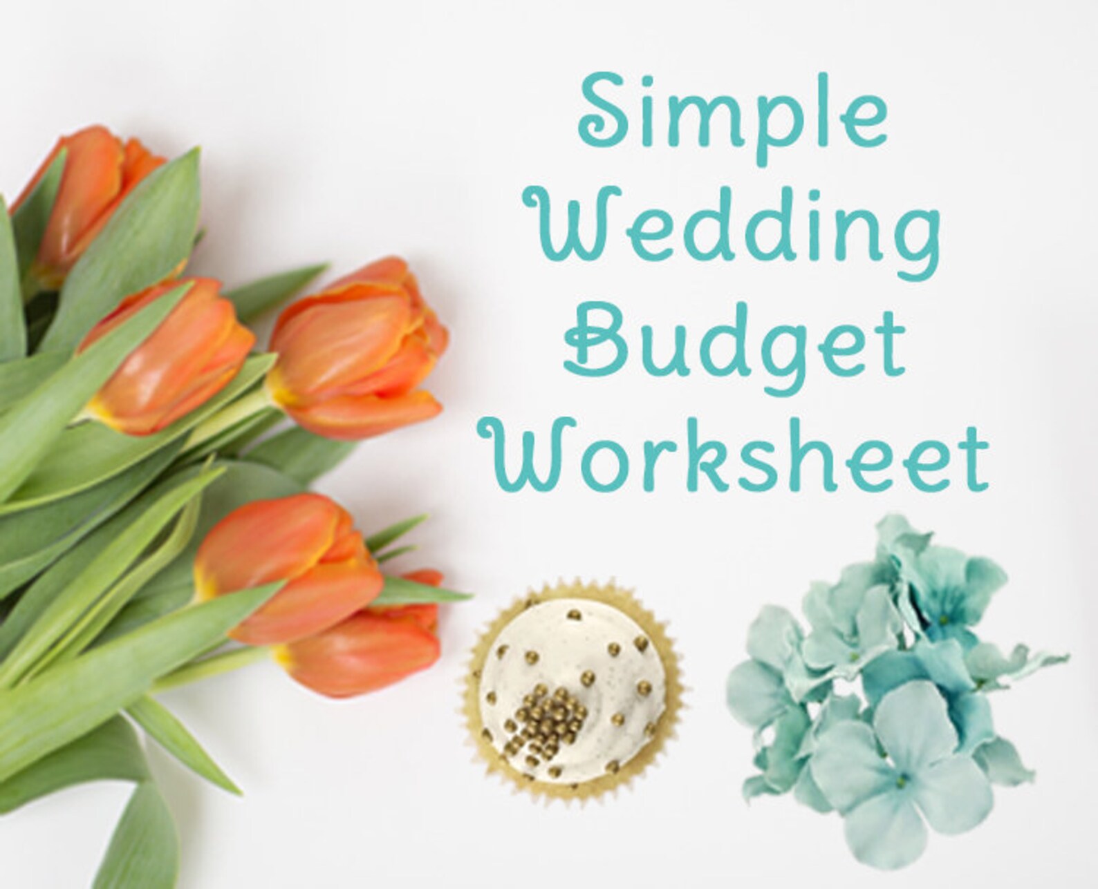 Simple Wedding Budget Worksheet Printable And Editable For Etsy Simple Wedding Budget Worksheet Printable And Editable For Etsy