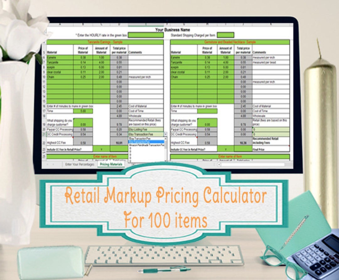 Retail Markup Calculator, Markup Pricing Formula, Excel Margin Formula ...